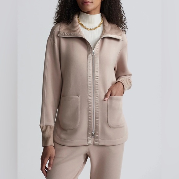 Varley | Jackets & Coats | Varleyniamh Zip Jacket Light Taupe | Poshmark